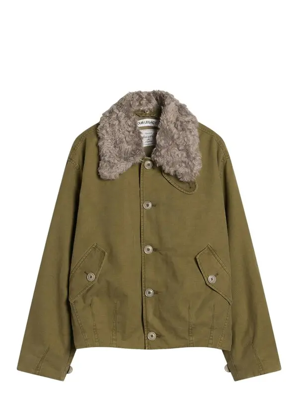 Our Legacy Pigment Knife Edge Twill Aerial Jacket - Khaki