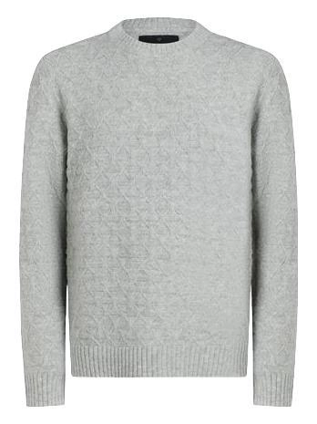 JACK & JONES Premium Sweater Size Acrylic, Recycled Polyester, Wool, Elastane - Grey