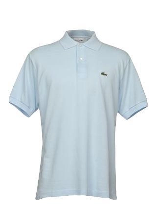 Lacoste Polo Shirt Sky Size Cotton - Blue