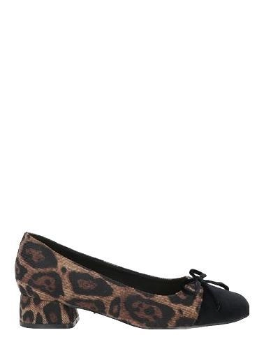 TWENTY FOUR HAITCH Pumps Size Textile Fibers, Synthetic Material - Black