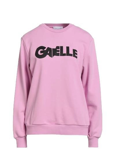 GAELLE PARIS Sweatshirt Size Cotton, Polyester, Elastane - Pink