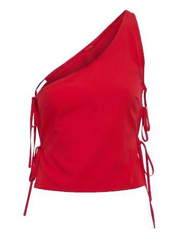 VICOLO Top Size Viscose, Linen - Red