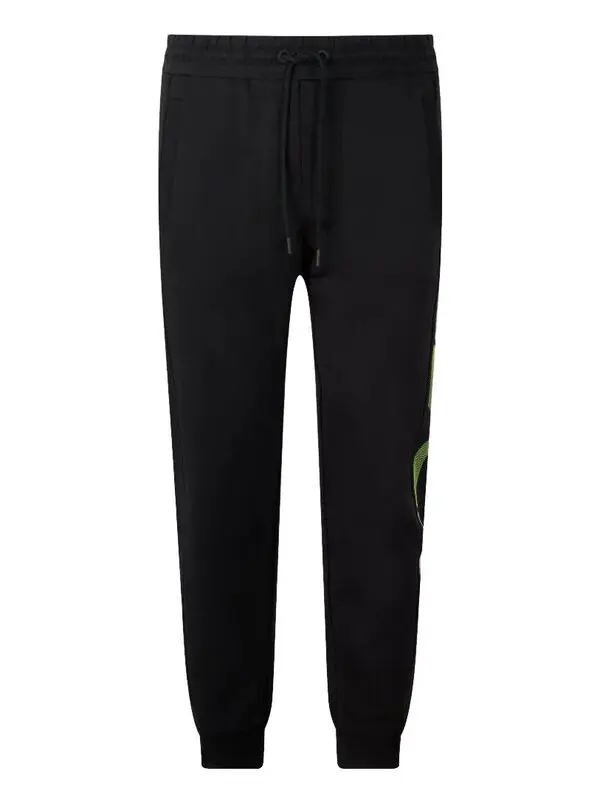 Paul & Shark Logo-print Cuffed Track Pants - Black