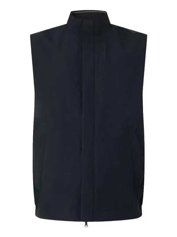 Paul & Shark Zip-up Sleeveless Jacket - Black