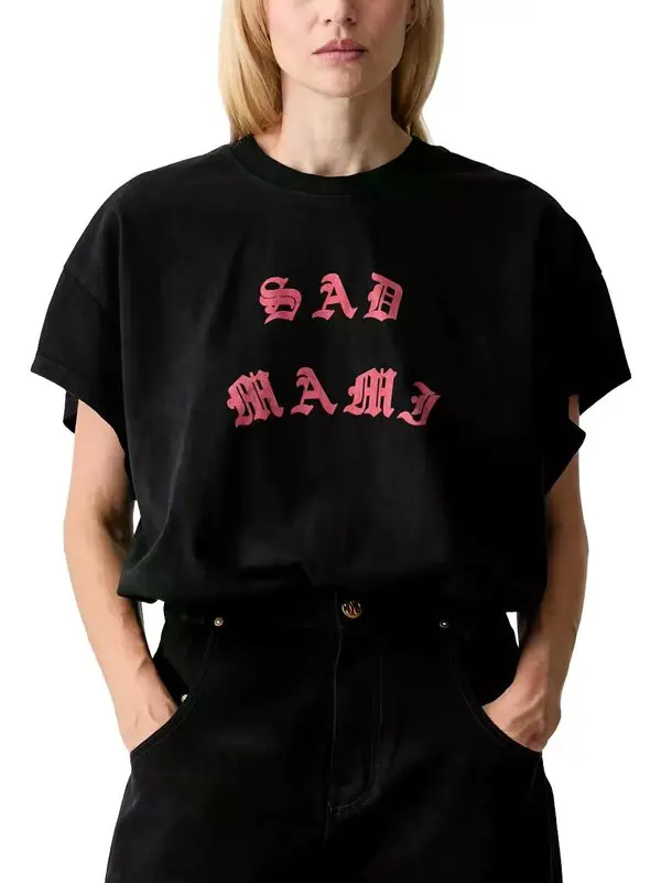 WILLY CHAVARRIA Slogan-print Bodysuit - Black
