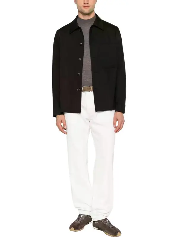 FILIPPO DE LAURENTIIS High-neck Long-sleeve Sweater - Grey