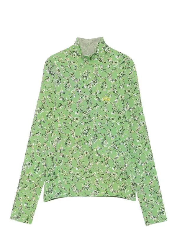 Loewe X Cosima Von Bonin Floral-print T-shirt - Green