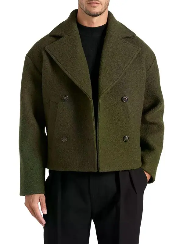 Manière De Voir Mika Double-breasted Jacket - Green