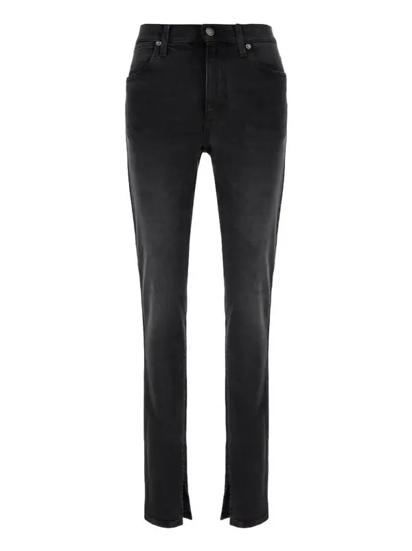 Gucci Washed Cotton Denim Skinny Pants - Black