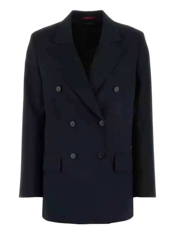 Gucci Double-breasted Wool Jacket - Blue