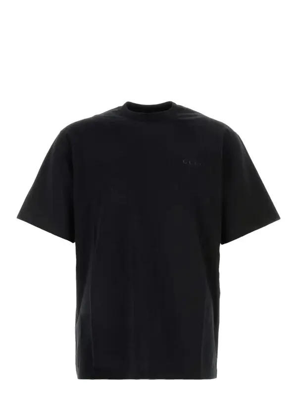 Gucci Logo-embroidered T-shirt - Black