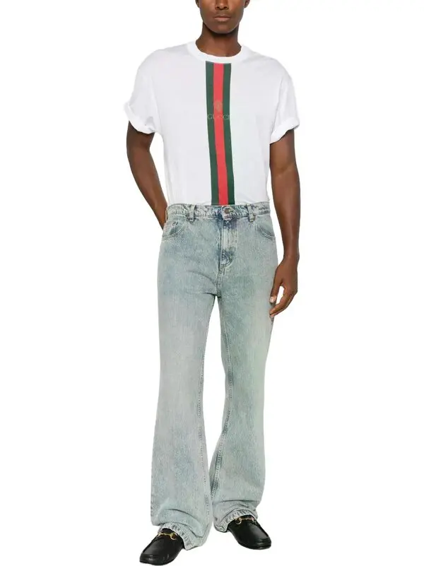 Gucci Cotton Jersey T-shirt With Print - White