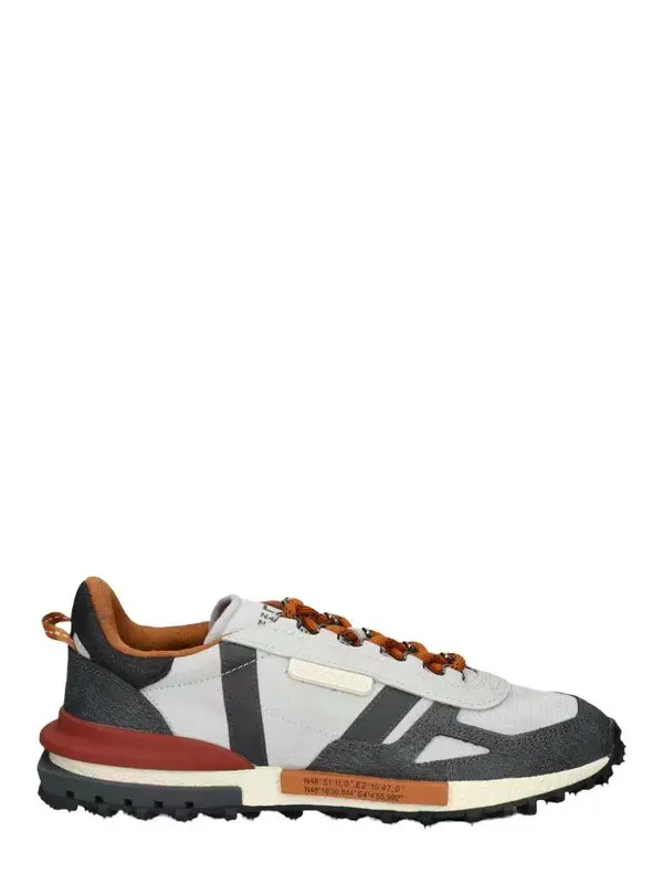 Lacoste Elite Active Panelled Lace-up Sneakers - Grey