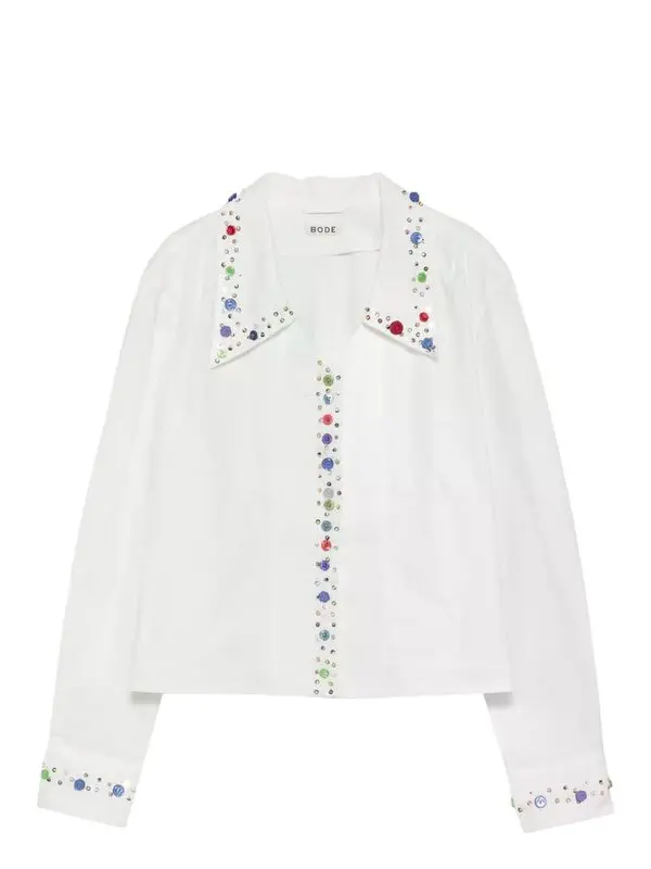 BODE Button Jar Shirt - White
