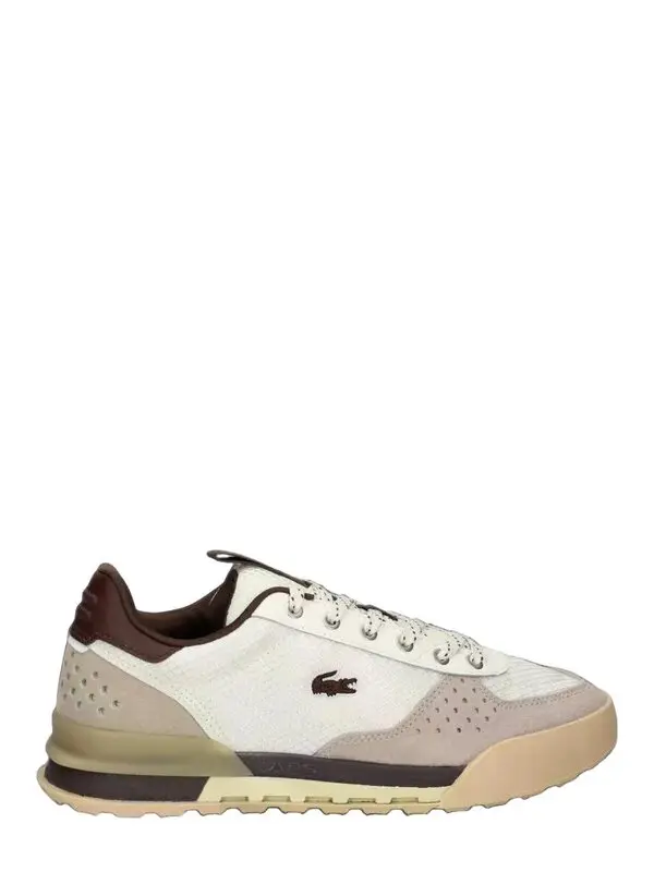Lacoste Slam Break Panelled Mesh-upper Sneakers - White