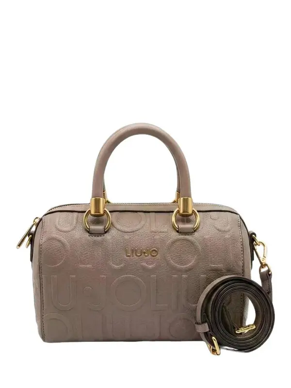 Liu Jo Small Handbag With Logo - Neutrals
