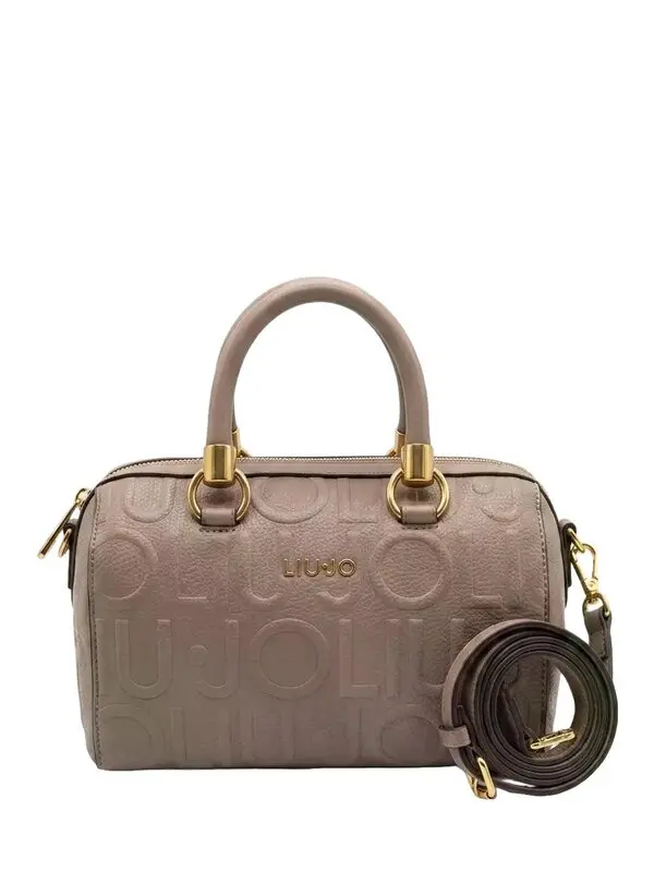 Liu Jo Small Handbag With Logo - Neutrals