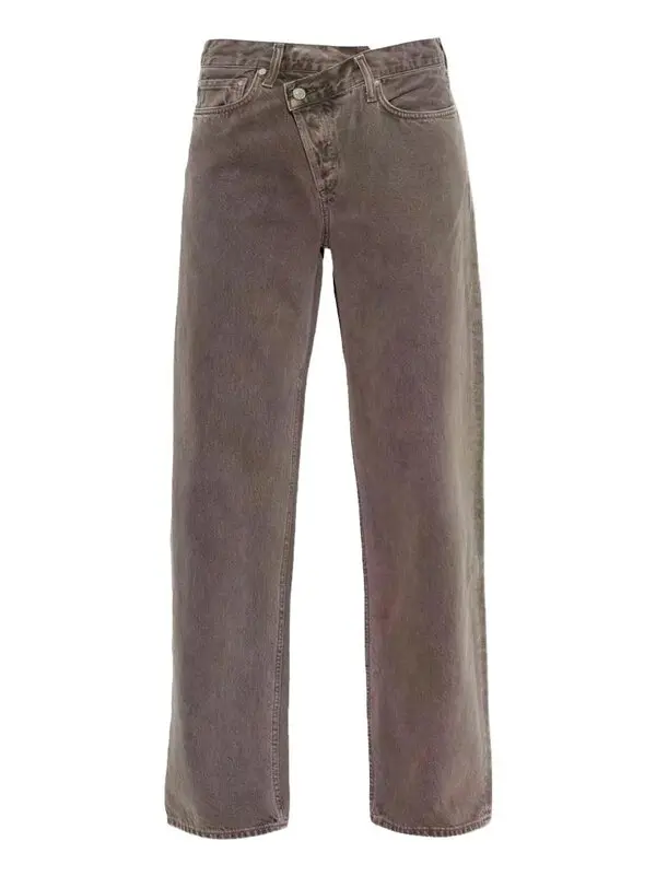 AGOLDE Arc Criss Cross Jeans - Brown