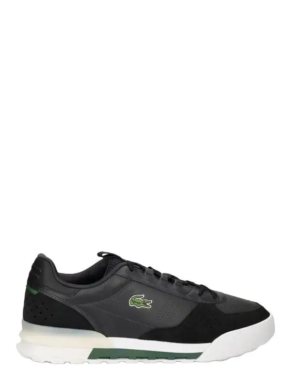 Lacoste Slam Break Logo-patch Panelled Sneakers - Black
