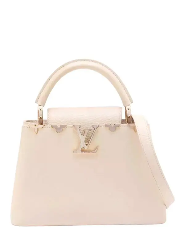 LOUIS VUITTON 2021-2026 Taurillon Capucines Bb Satchel - White