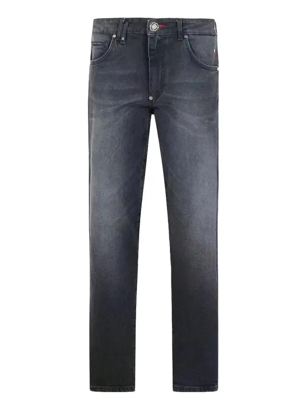 Philipp Plein Detroit Fit Jeans Basic - Grey