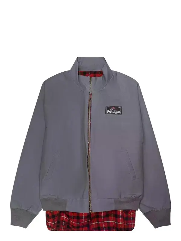 PROTOTYPES Harrington Layered Jacket - Grey