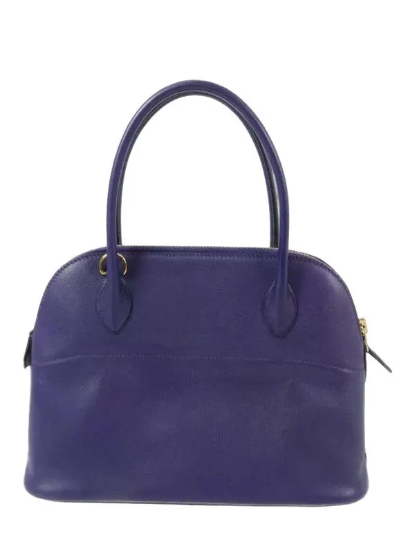 Hermès Bolide 27 Leather Tote Bag - Blue