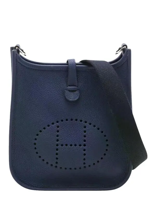 Hermès 2021 Clemence Evelyne 16 Amazone Crossbody Bag - Blue