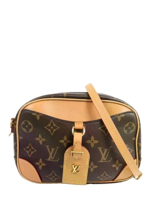 LOUIS VUITTON Mini Deauville Monogram Cross Body Bag - Brown