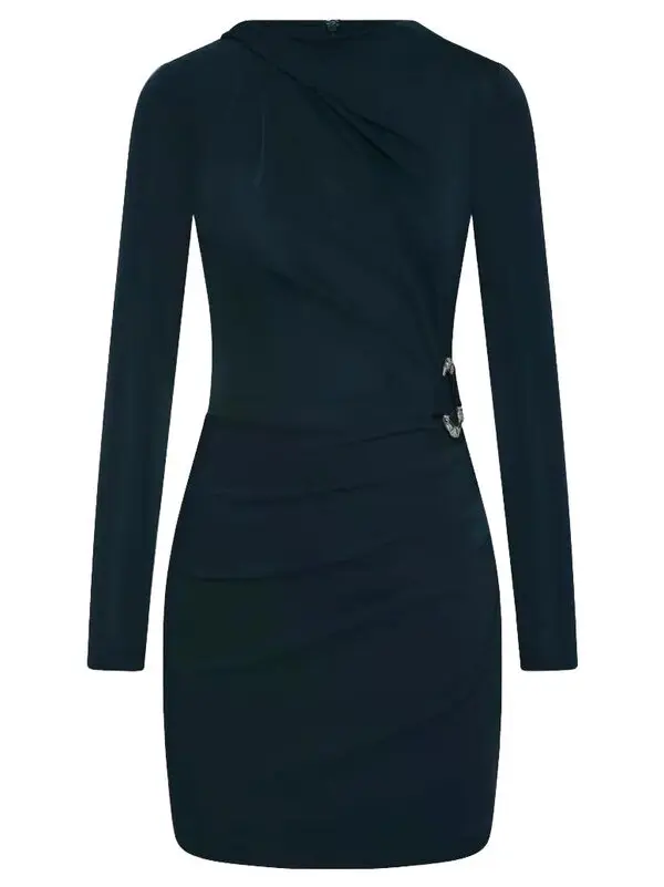 Rebecca Vallance Kiana Long-sleeve Mini Dress - Blue
