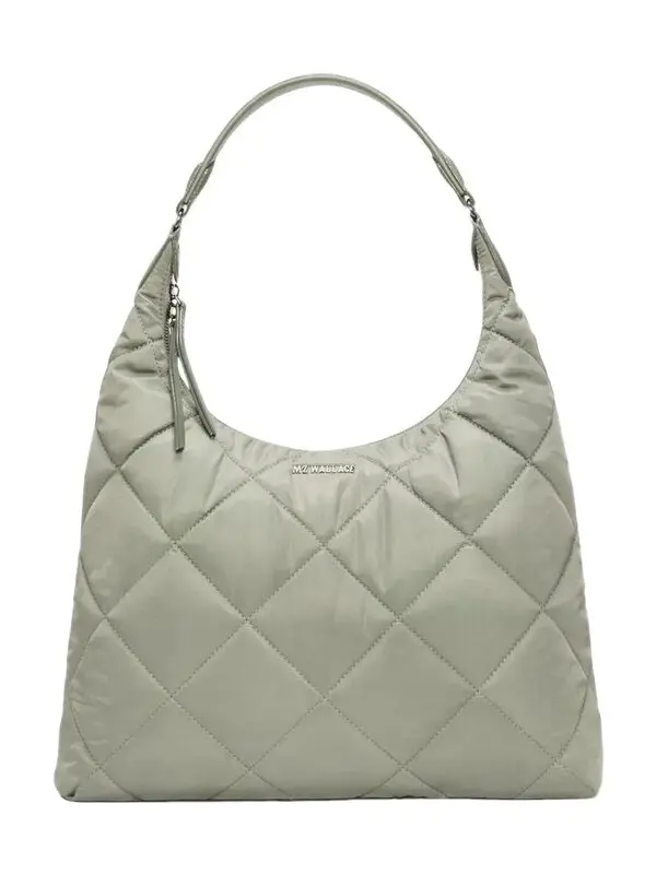Mz Wallace Madison Quilted Shoulder Bag - Green