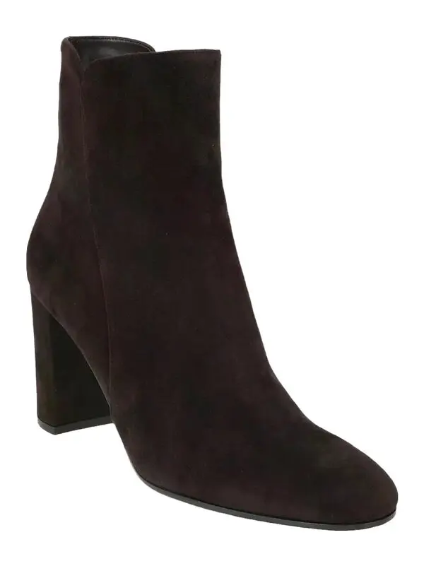 GIANVITO ROSSI Lisa Suede Ankle Boots - Brown