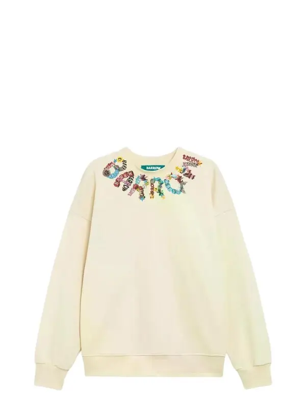 BARROW Logo-print Sweatshirt - Neutrals