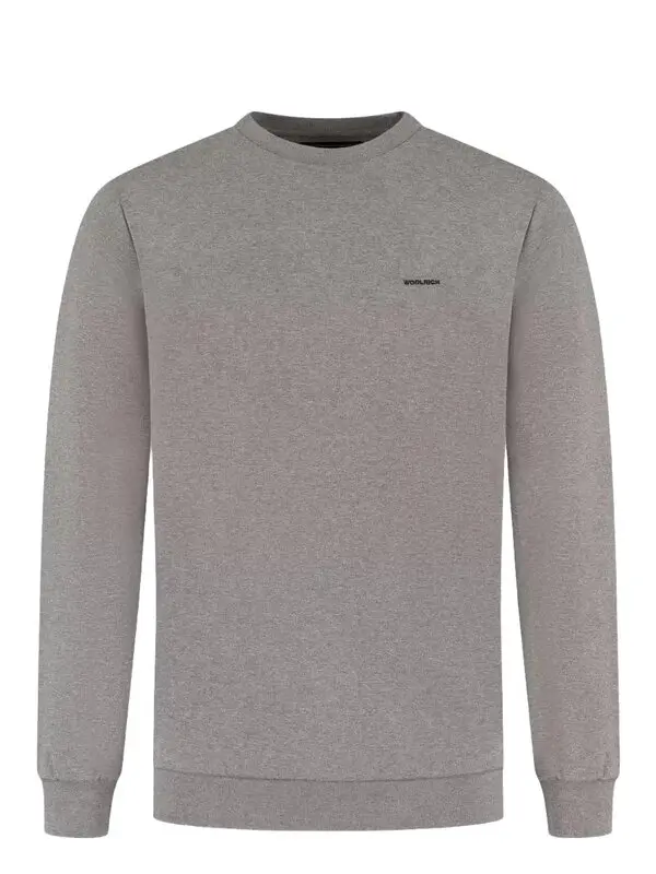 Woolrich Logo-print Crew-neck Sweater - Grey