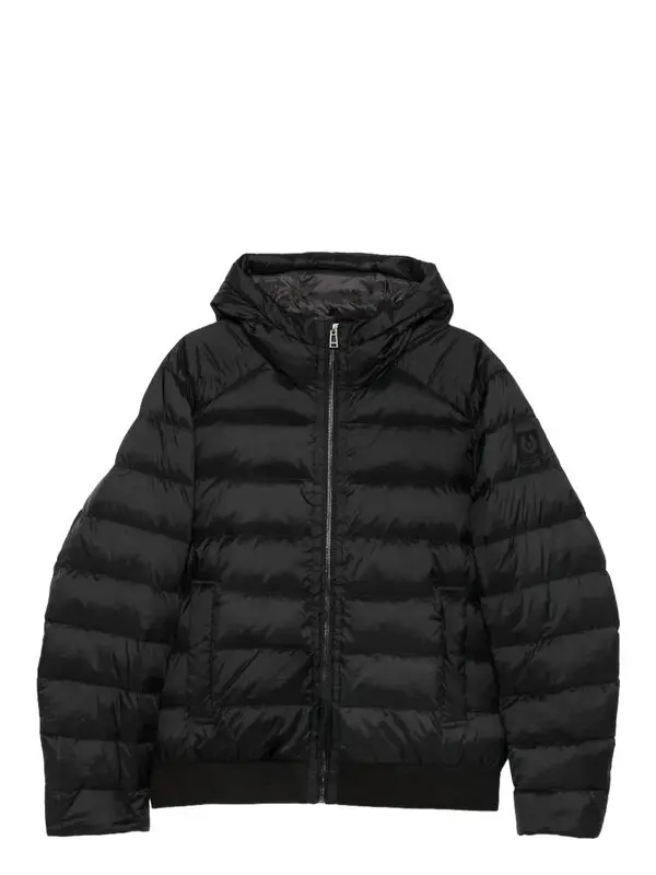 Belstaff Compact Quilted Hooded Jacket - Black