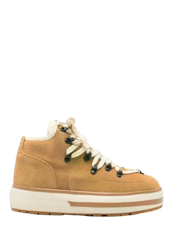 BRIXIA Musa 2.0 Suede Platform Sneakers - Brown