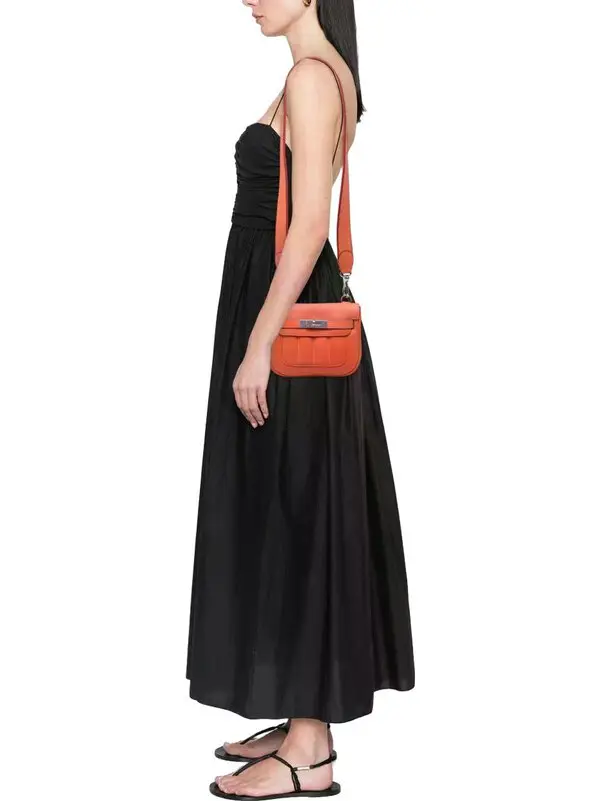 Hermès 2013 Mini Swift Berline Crossbody Bag - Orange