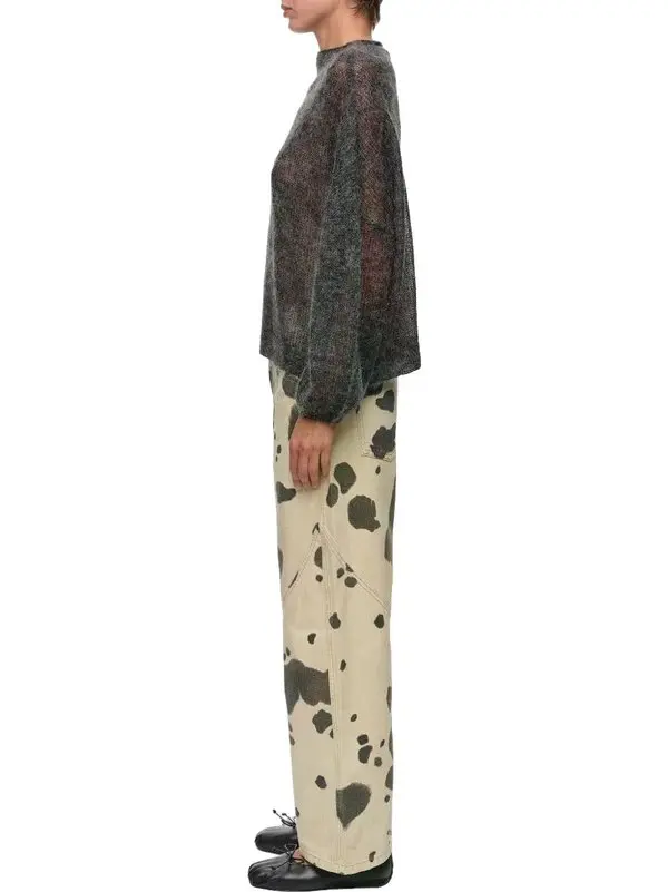 Bimba Y Lola Open-knit Sweater - Grey