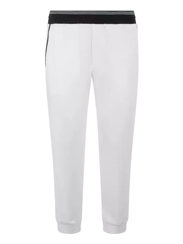 Paul & Shark Elasticated-waistband Track Pants - White
