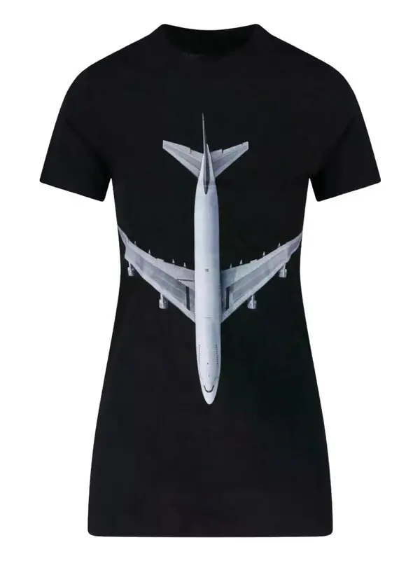 ERL Plane Printed T-shirt - Black