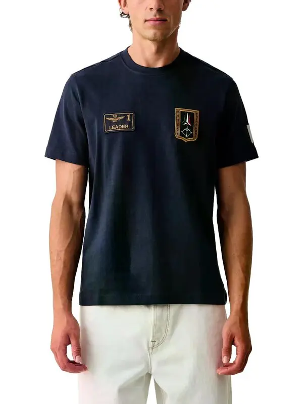 AERONAUTICA MILITARE Patch-detail T-shirt - Blue