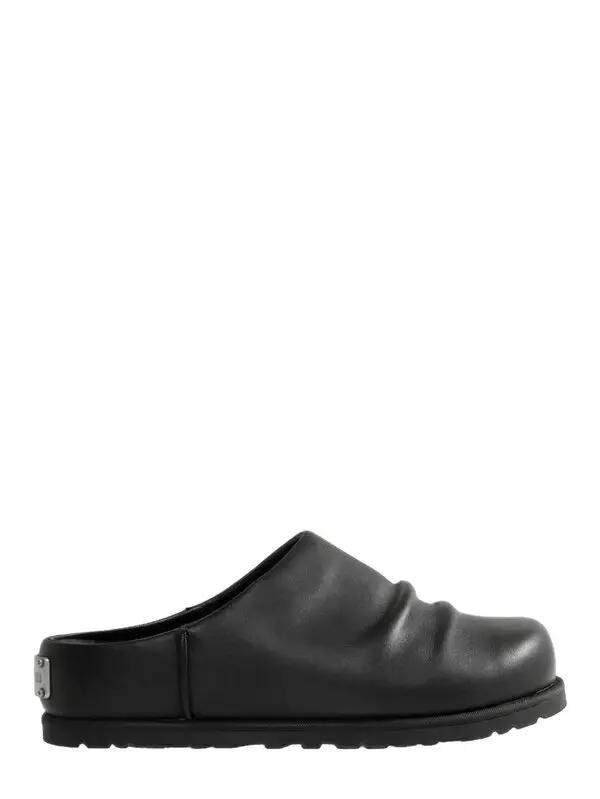 UGG X Willy Chavarria Otzo Calf Leather Clogs - Black