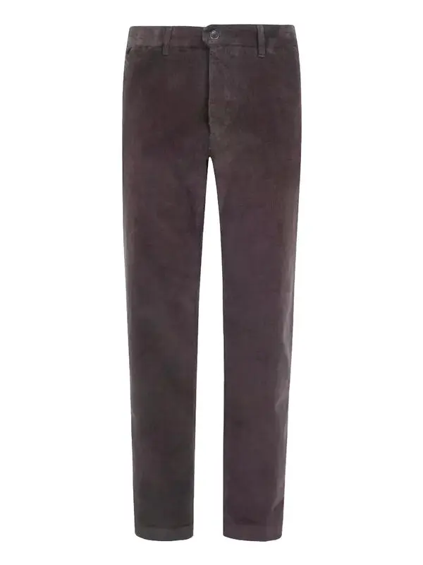 Incotex Corduroy Cotton Trousers - Brown