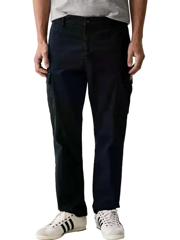 AERONAUTICA MILITARE Logo-patch Cargo Pants - Blue