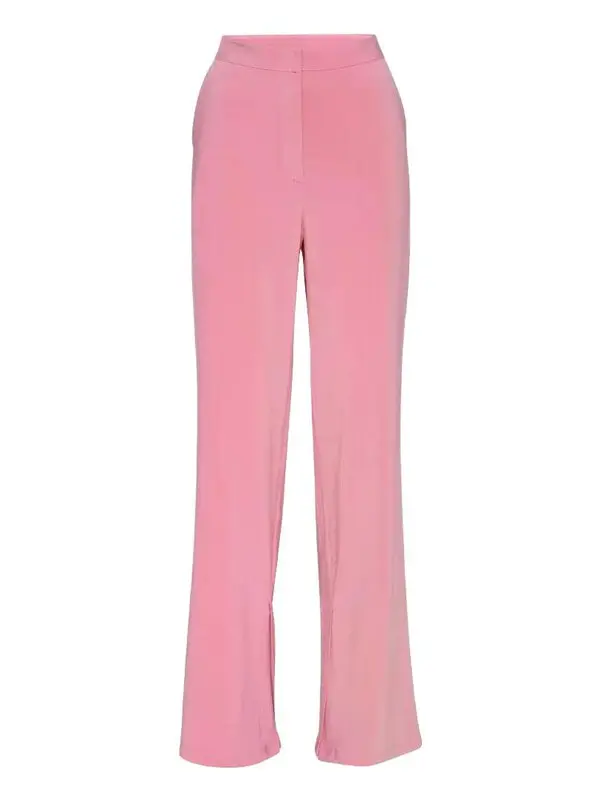Remain Birger Christensen High-waisted Slit-hem Trousers - Pink