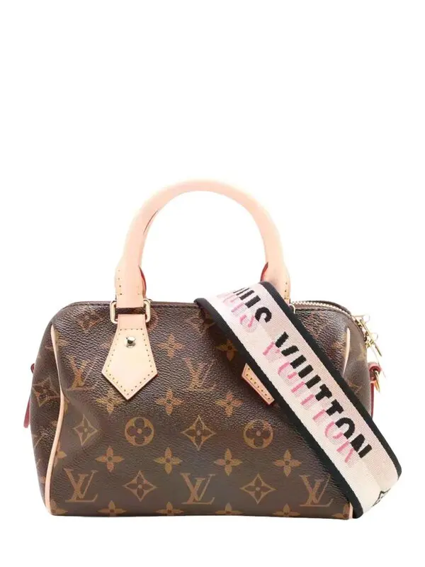 LOUIS VUITTON 2021-2026 Monogram Speedy Bandouliere 20 Satchel - Brown