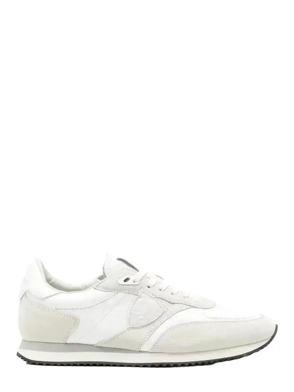 Philippe Model Logo-patch Panelled Sneakers - White