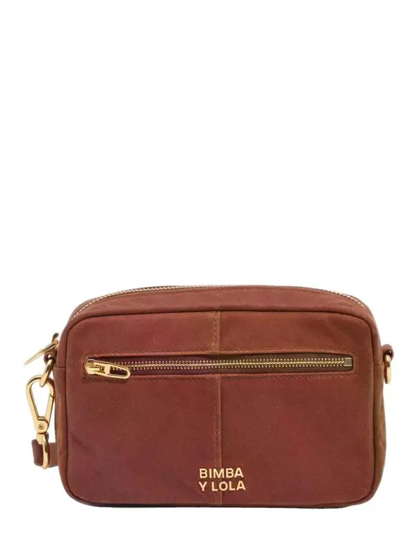 Bimba Y Lola Small Rust Coated Crossbody Bag - Brown