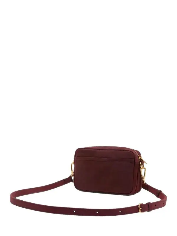 Bimba Y Lola Small Burgundy Coated Crossbody Bag - Red