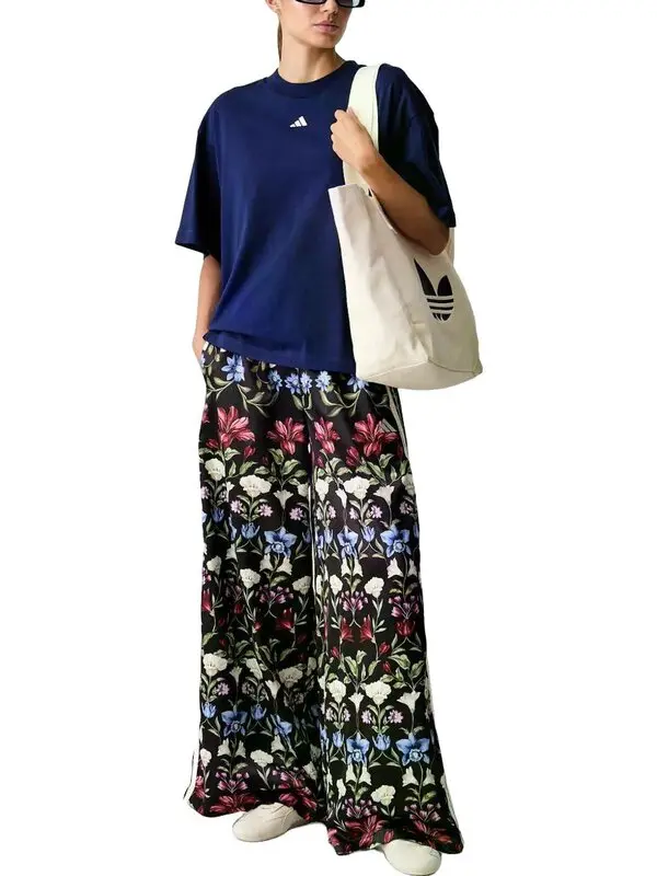 Adidas X Farm Rio Premium Floral-print Track Pants - Black
